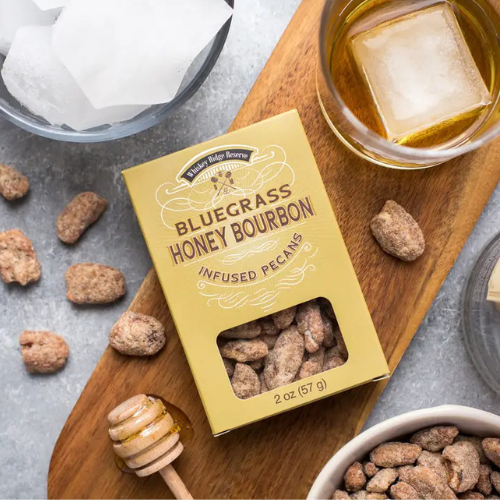 Bluegrass Honey Bourbon Infused Pecans – Kelli's Gift Baskets, LLC